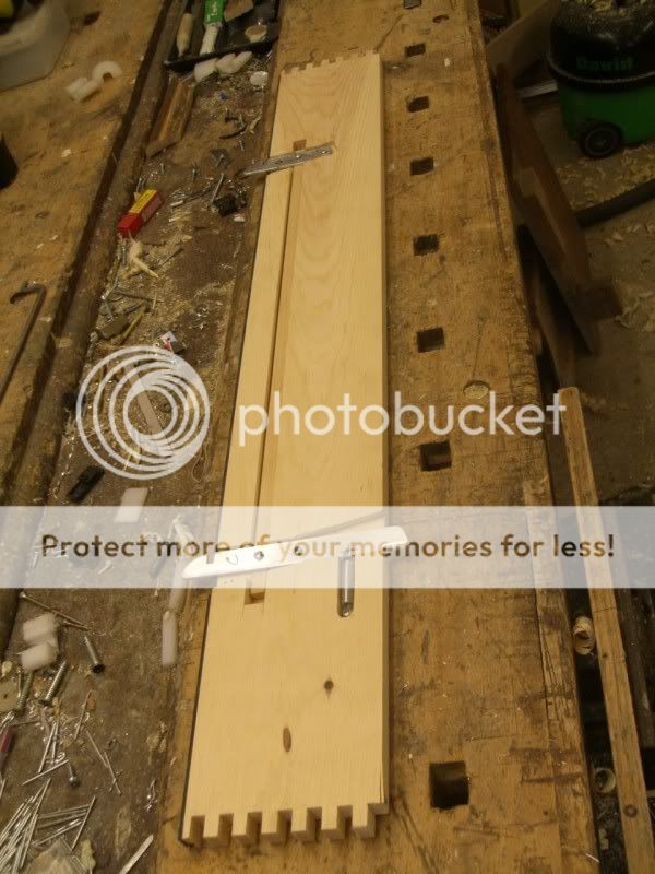 Overhead lockers in loadbay.